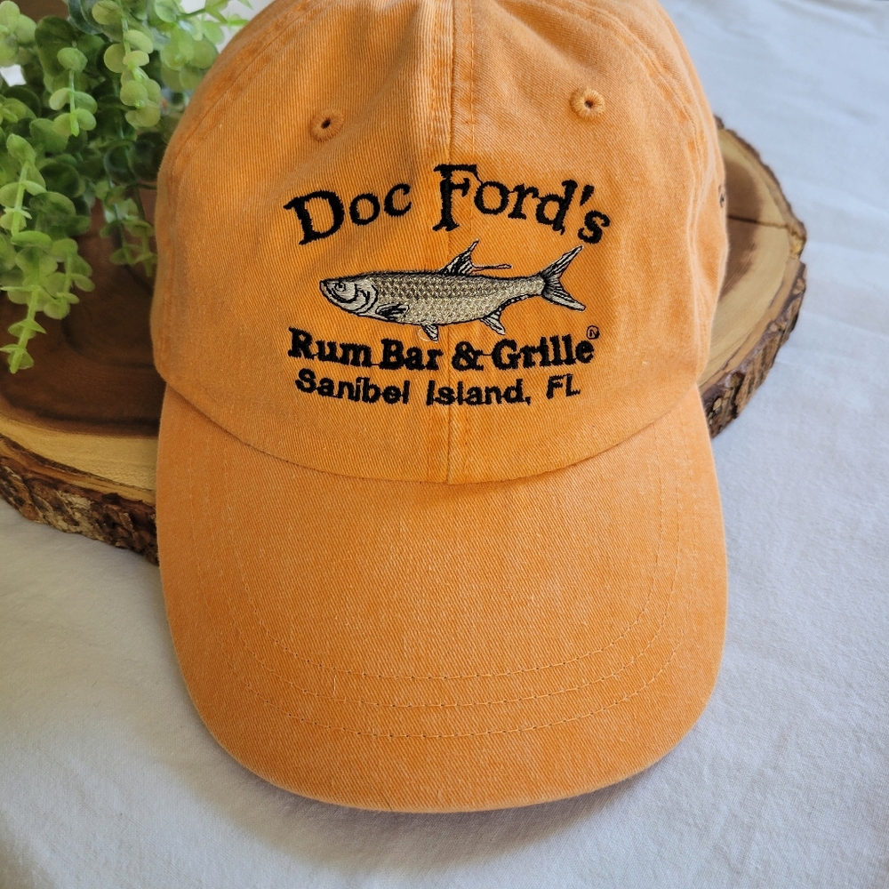 Retired Orange Hat, Doc Ford's Sanibel Island Florida… - Gem